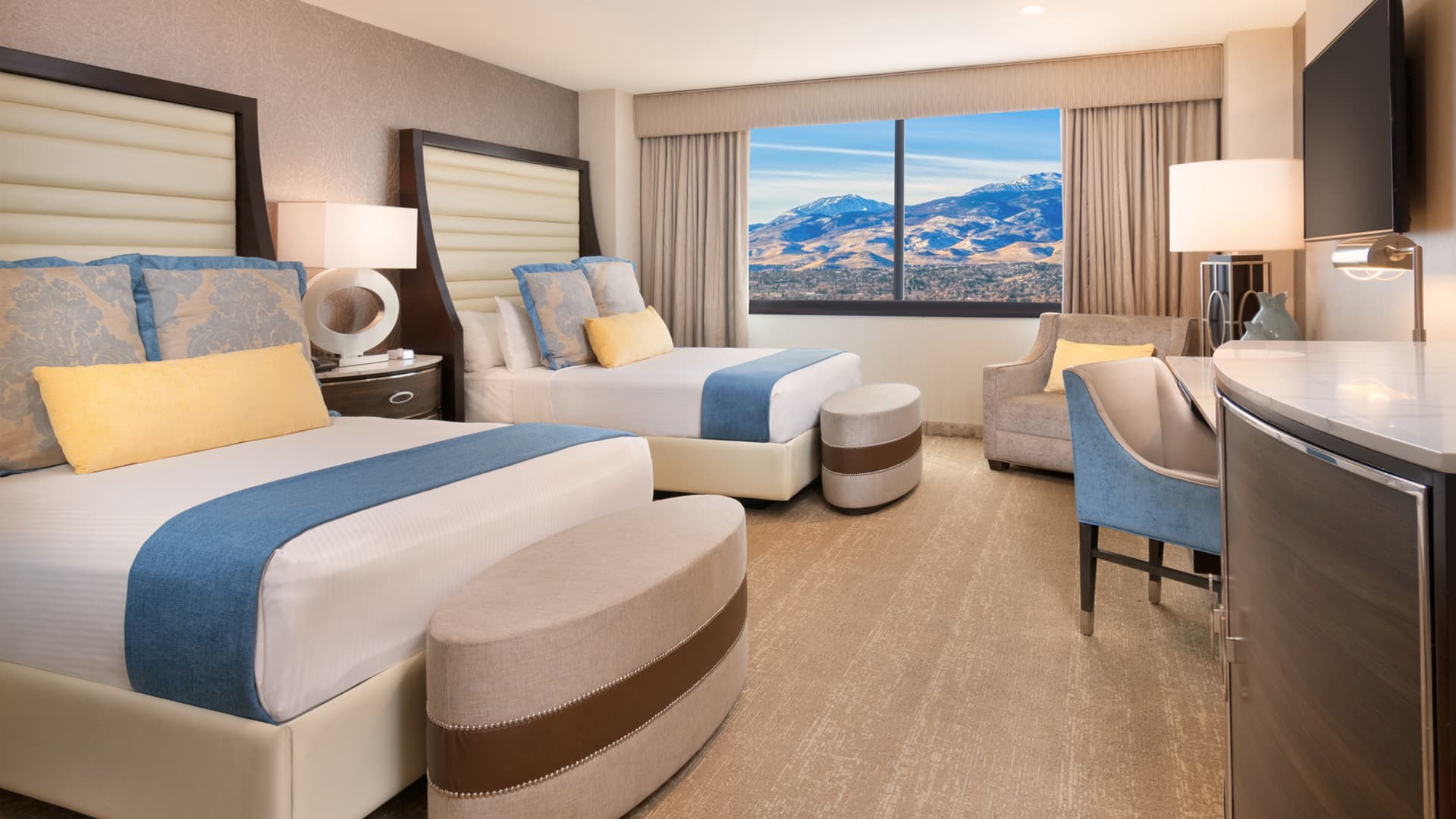 Sierra Two Queen Pool View Room | Grand Sierra Resort | Hotel in Reno, NV